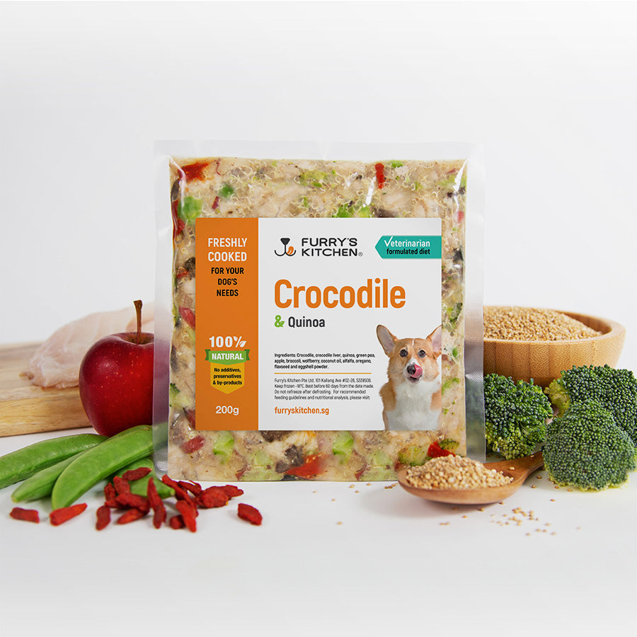 Crocodile & Quinoa Fresh Dog Food – Furry's Kitchen