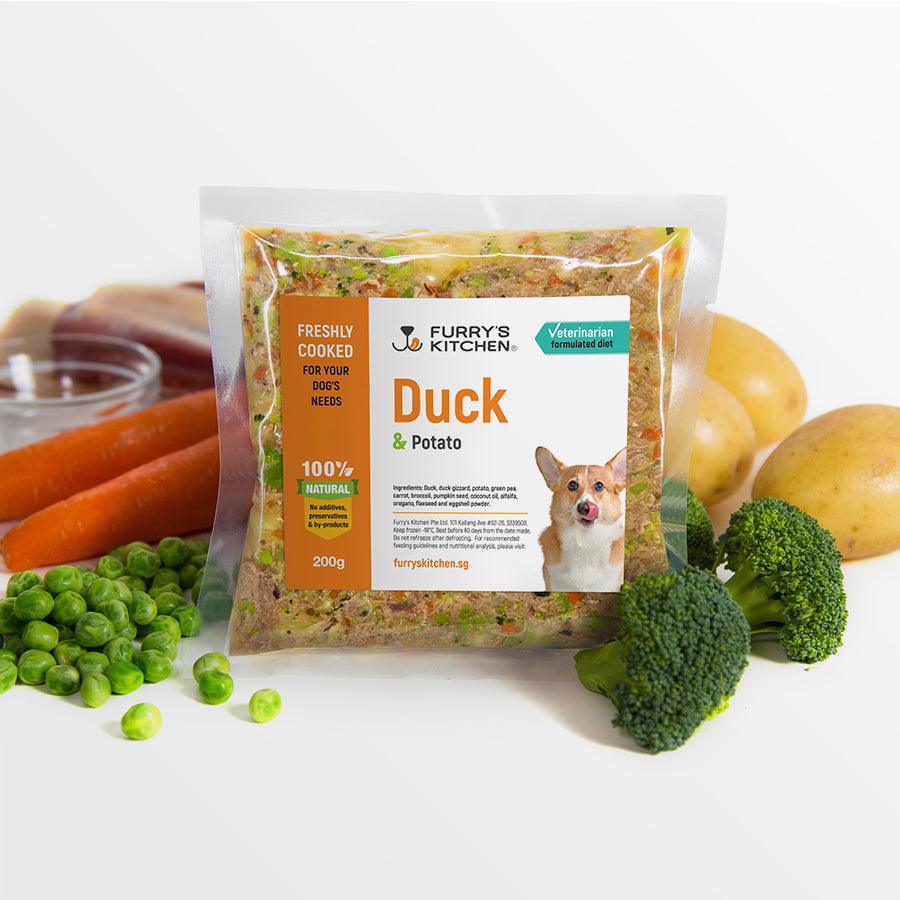 Duck & Potato Fresh Dog Food – Furry's Kitchen